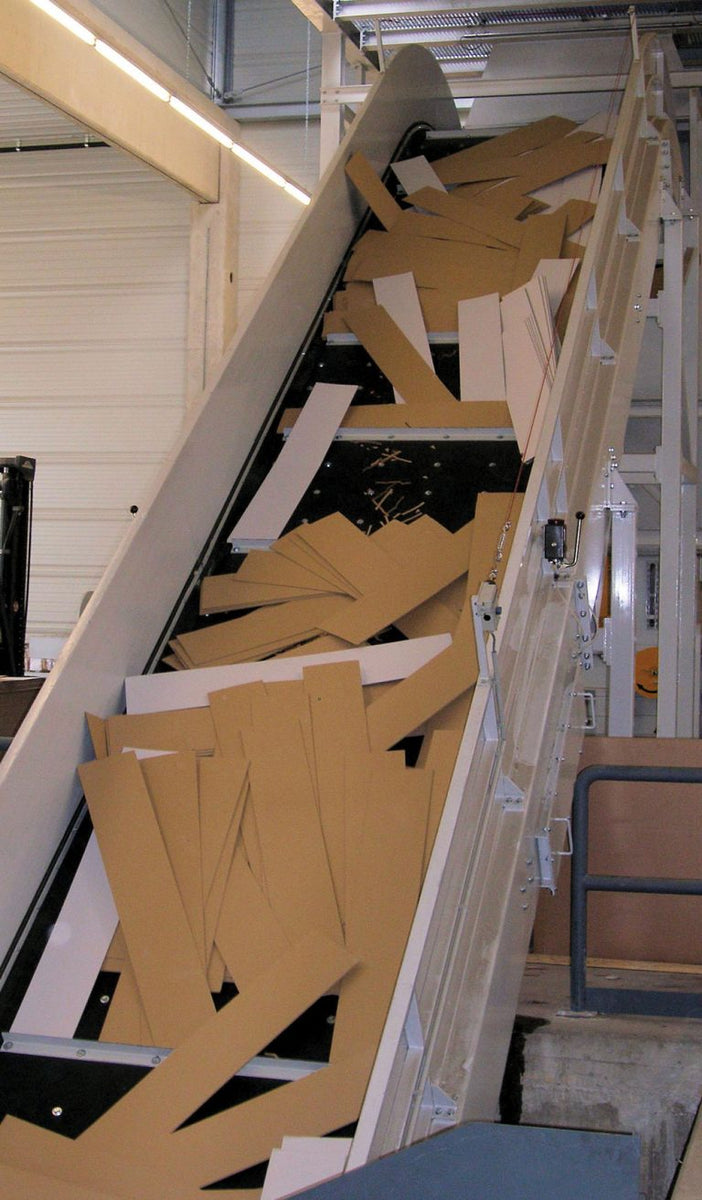 OBP Pit Belt Incline Conveyor System | Corrugated Solutions