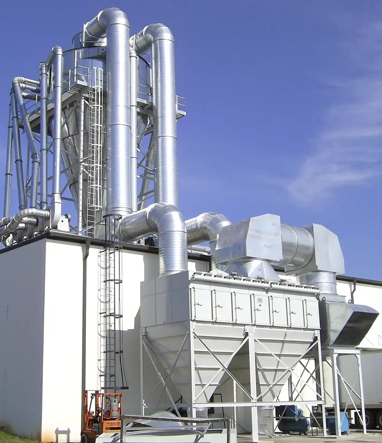 OBP Industrial Dust Collector Cyclone System | Corrugated Solutions