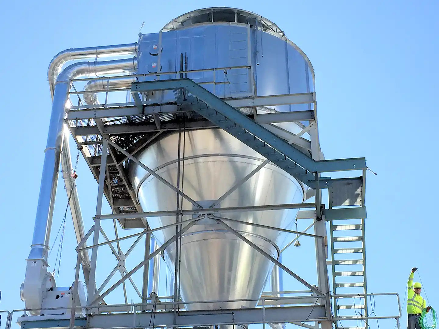 OBP Industrial Dust Collector Cyclone System | Corrugated Solutions