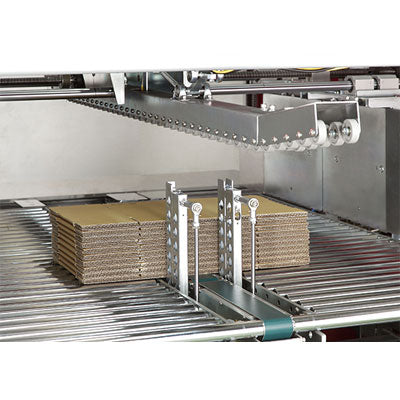 Transpak TP-CIL TransCorrLiner Inline Squaring and Strapping System ...